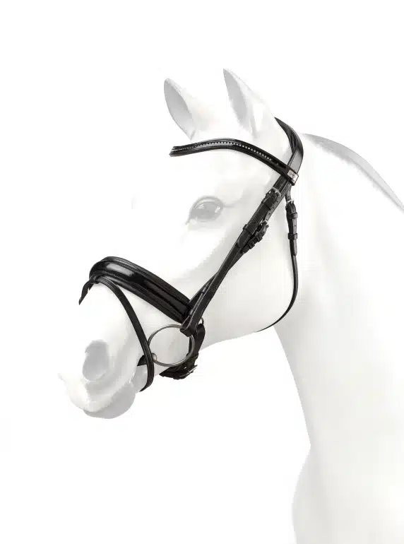 Equipe Flash Flat Bridle with Crystal Browband BR64 - Ben Griffiths Saddles